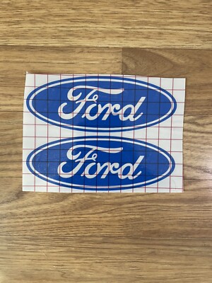 6 Inch Ford Decal Set If 2 Blue | eBay