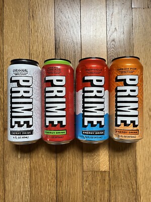 *NEW* PRIME Energy 16oz Cans | Dripsicle, Cherry Limeade, Original ...
