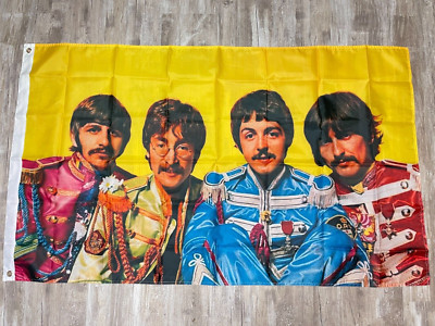 ROCK BAND: THE BEATLES Banner Flag (Sgt Pepper) 3x5 US SELLER | eBay