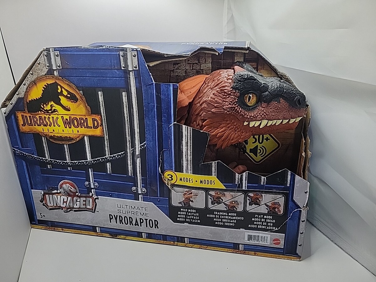 T Rex Toy Mattel Jurassic World Dominion Uncaged Ultimate Pyroraptor ...