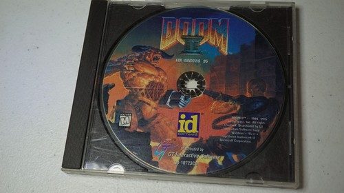 Doom II 2 PC Video Game CD-Rom Windows 95 ID Software Highly ...