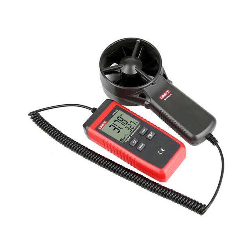 UNI-T UT363S Digital Wind Speed Tester Mini Anemometer Meter Air Flow ...