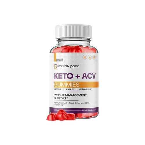 Rapid Ripped Keto ACV Gummies, 60 Count, 1 Pack | eBay
