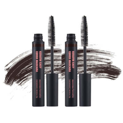 Mascara Moremo Keratin Easy Hair Cover n°2 marron foncé 12g*2 pièces ...