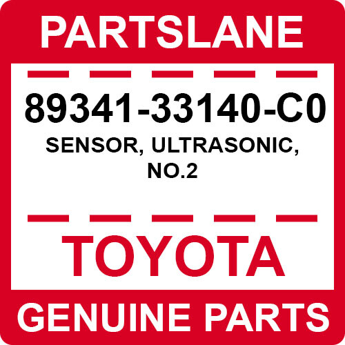 89341-33140-C0 Toyota OEM Genuine SENSOR, ULTRASONIC, NO.2 | eBay UK