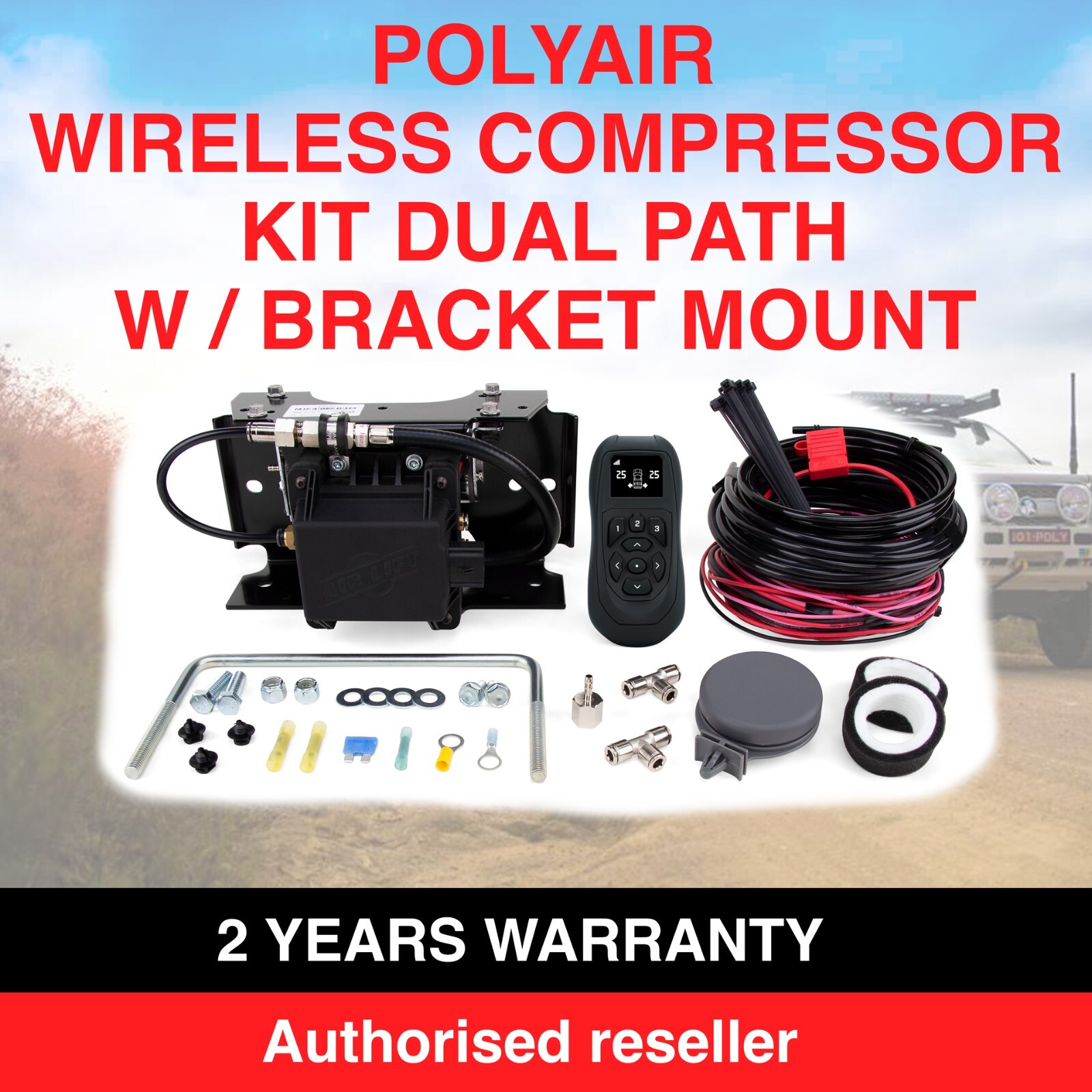 Polyair Wireless Compressor Kit - Dual Path With Bracket Mount | eBay