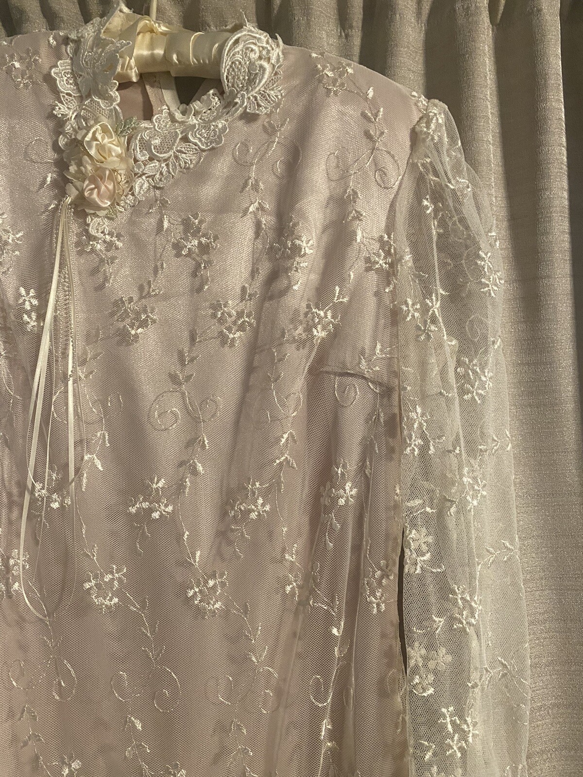 Susan Lane Vintage Lace Dress Wedding Country Elegan… - Gem