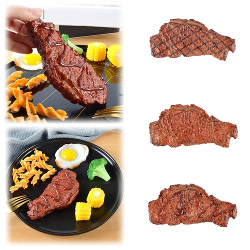 Artificial Fake Steak Simulation Cooked Roast Beef Meat Kitchen ...