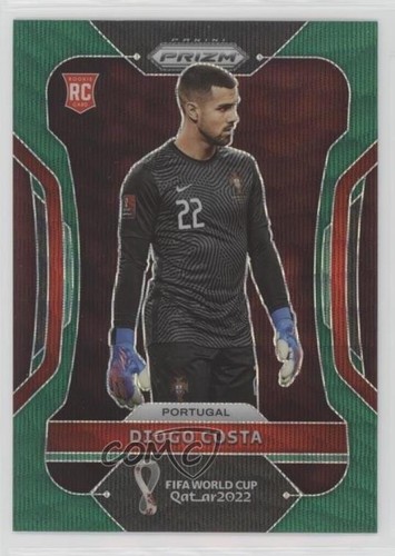 2022 Panini Prizm World Cup Qatar Green Wave Prizm Diogo Costa #176 | eBay