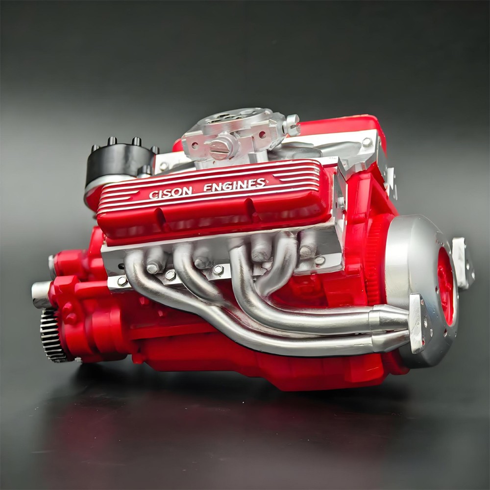 V8 Engine Kit Gas Model - OHV V8 Small Engine Model Kit Model Engine ...
