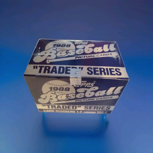 1988 Topps Traded FACTORY SET Shrink-wrapped Sealed W HOLOGRAM 132 ...