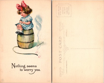 Nothing Seems to Worry You Postcard | eBay