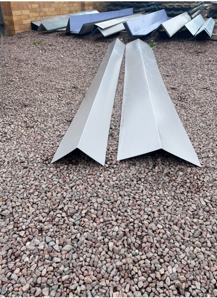 polyester coated light grey box profile roofing sheets 6ft x 875mm ...