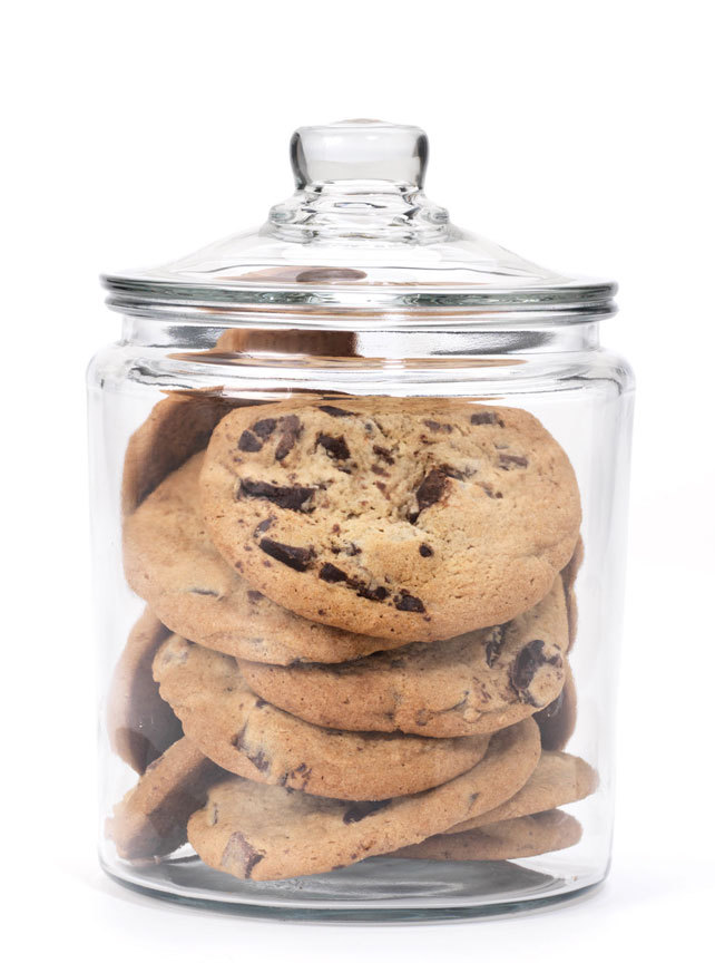 Anchor Hocking Glass Jar 1/2 Gallon Biscotti Coffee Cookie Biscuit ...