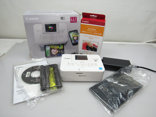 Canon SELPHY CP910 Digital Photo Compact Photo Printer White - Extra ...