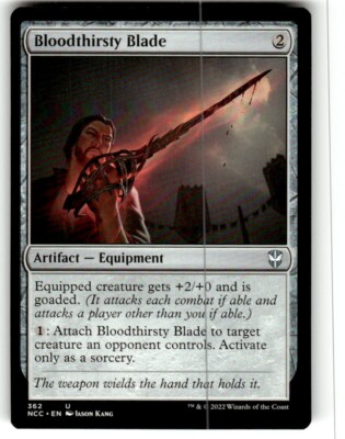 Bloodthirsty Blade Commander NCC MTG NM Regular | eBay