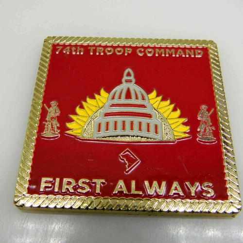 74TH TROOP COMMAND NATIONAL GUARD FIRST ALWAYS CHALLENGE COIN | eBay
