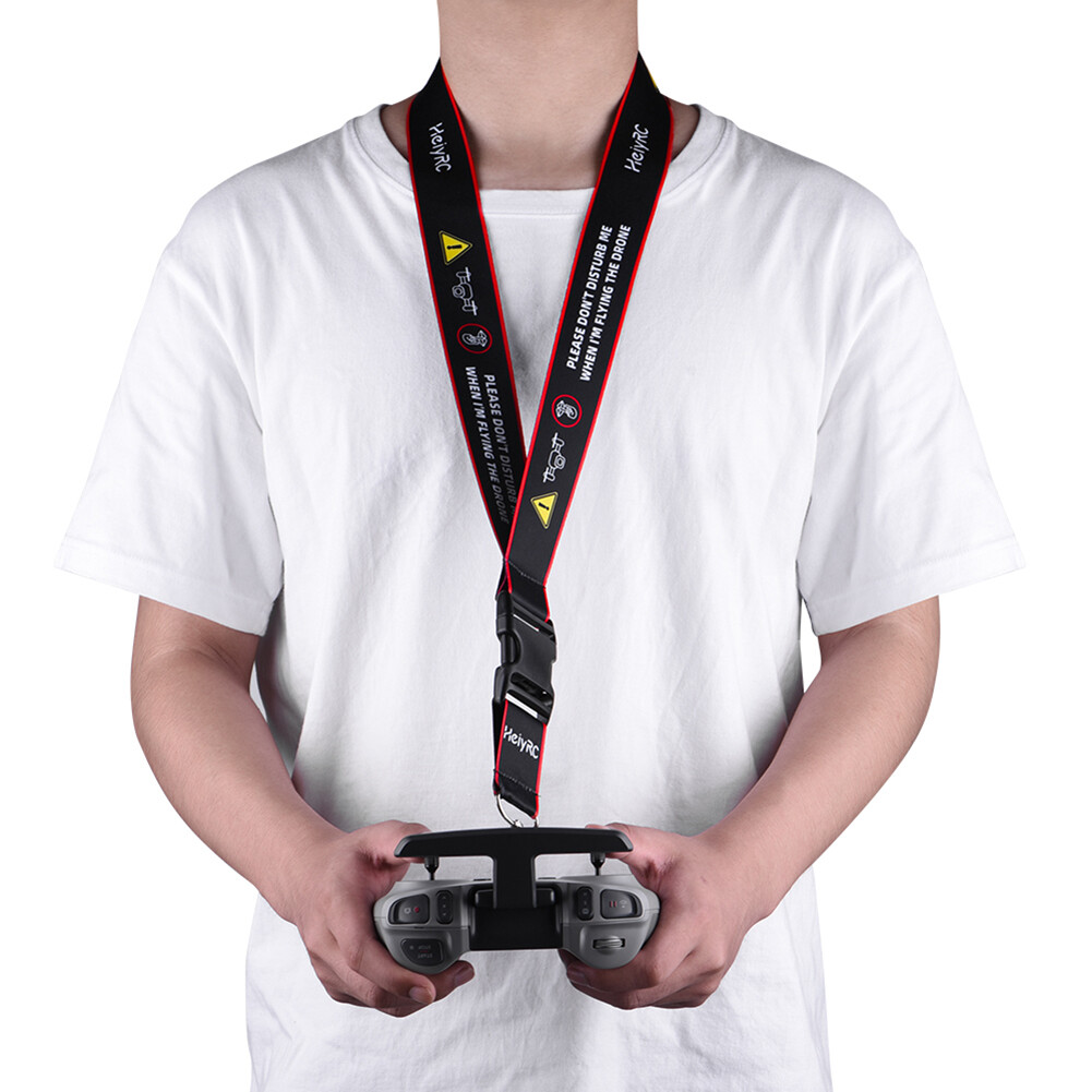 Neck Sling Strap Anti-lost Lanyard for FPV Remote Control 2 (Black Red ...