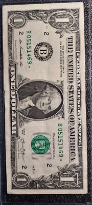 1 Dollar Bill Star Note 2013 - (1/2) Duplicate Notes | eBay