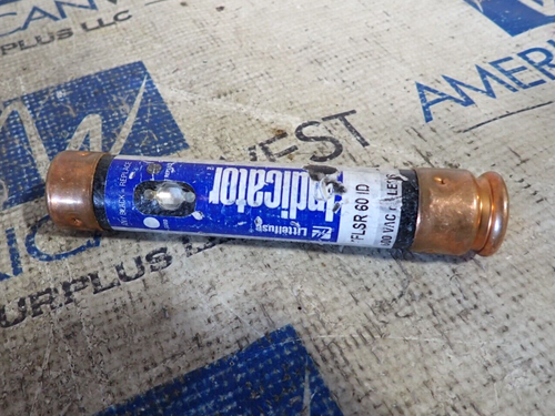 Littelfuse FLSR 60 ID 60A 600V Dual Element Class RK5 Indicator Fuse ...