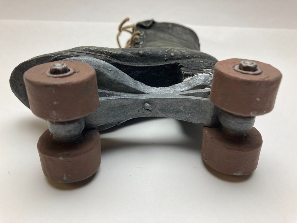 Vintage Roller Skate Model Size Pair of 2 Heavy Ceramic Nice Details ...