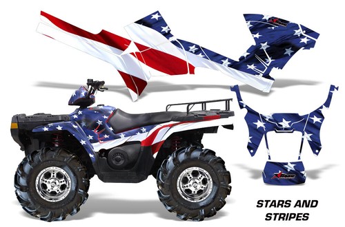 ATV Graphics Decal Sticker For Polaris Sportsman 500/700/800 05-10 ...