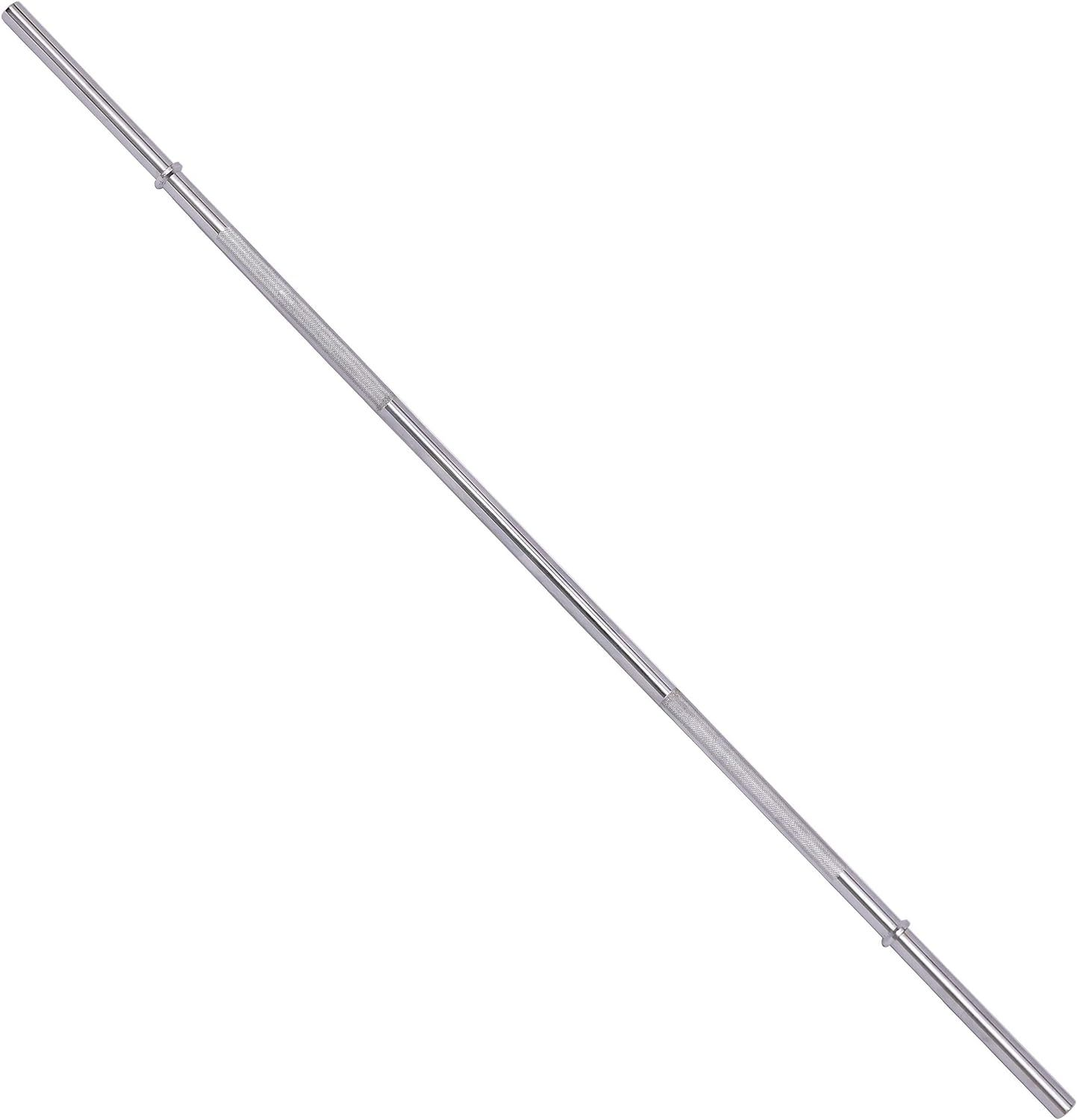 Sporzon! Olympic Barbell Standard Weightlifting 1-inch, 5FT, Chrome | eBay