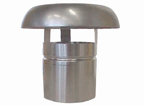 Cappello per camino fumaiolo terminale in alluminio PANZERI diametro 10 ...