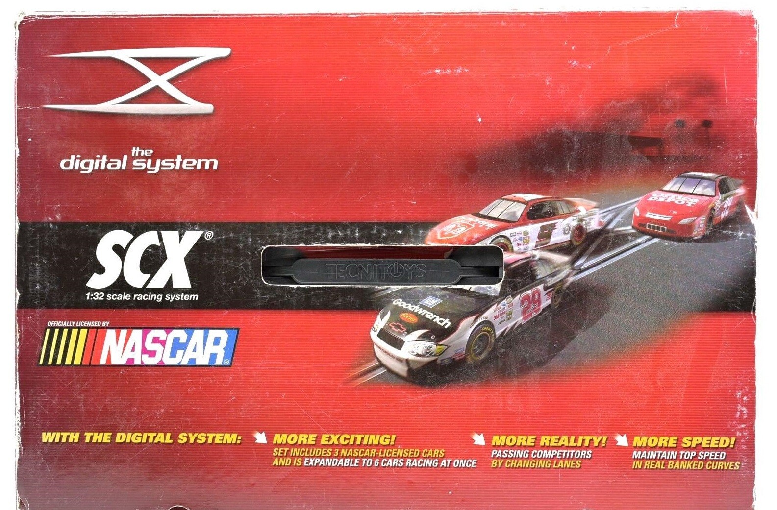 2006 SCX 1:32 Scale Racing Digital System w/ SEALED NASCAR Starter Pack ...
