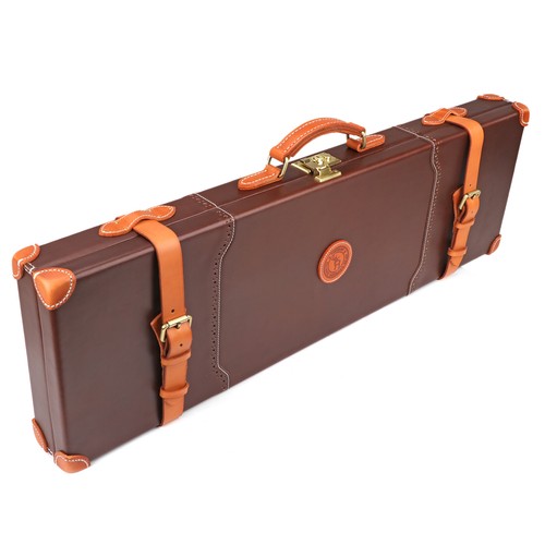 TOURBON Canvas/Leather Shot Gun Case Take Down Rifle Case Hard Gun ...