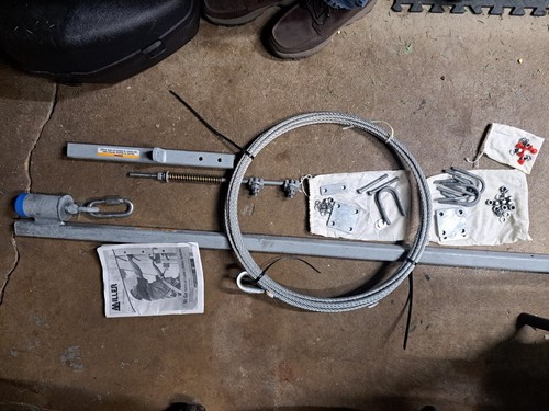 Miller Vertical Ladder Climbing Safety System 40 Ft. Lifeline 310 Lb ...