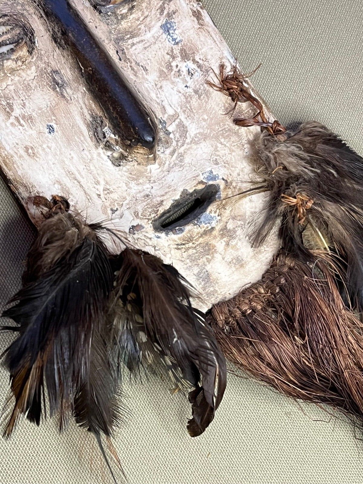 Very Fine Old Lega Mask - with Custom Mount | eBay