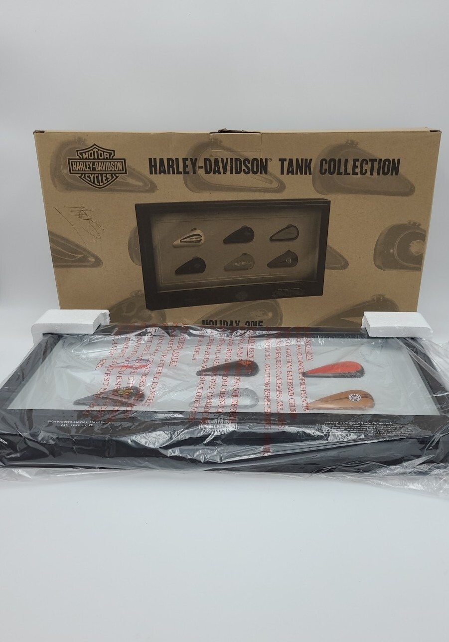 2015 Harley Davidson Tank Collection Mini Gas Tank Set Wall Display ...