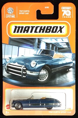 Matchbox 1949 Kurtis Sport Car BLUE Matchbox 70 Years 46/100 | eBay