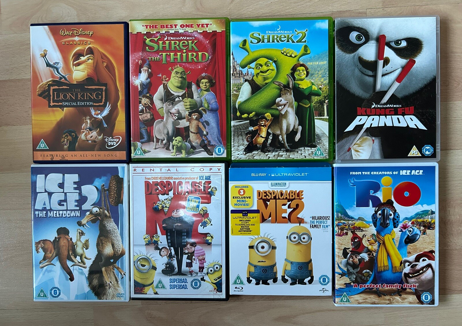 Children’s DVD Bundle X 8 Dreamworks & Disney | eBay UK