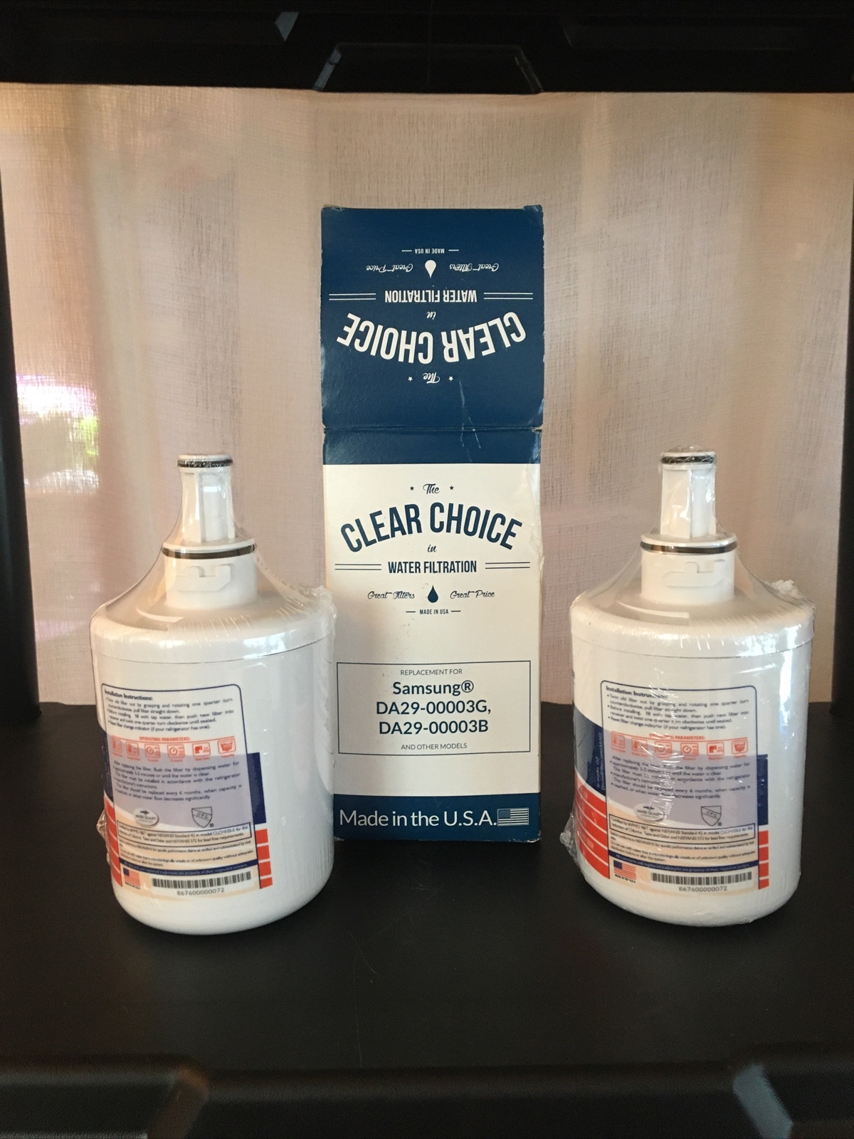 NEW Clear Choice CLCH 103 Refrigerator Water Filter 2 Total Filters | eBay