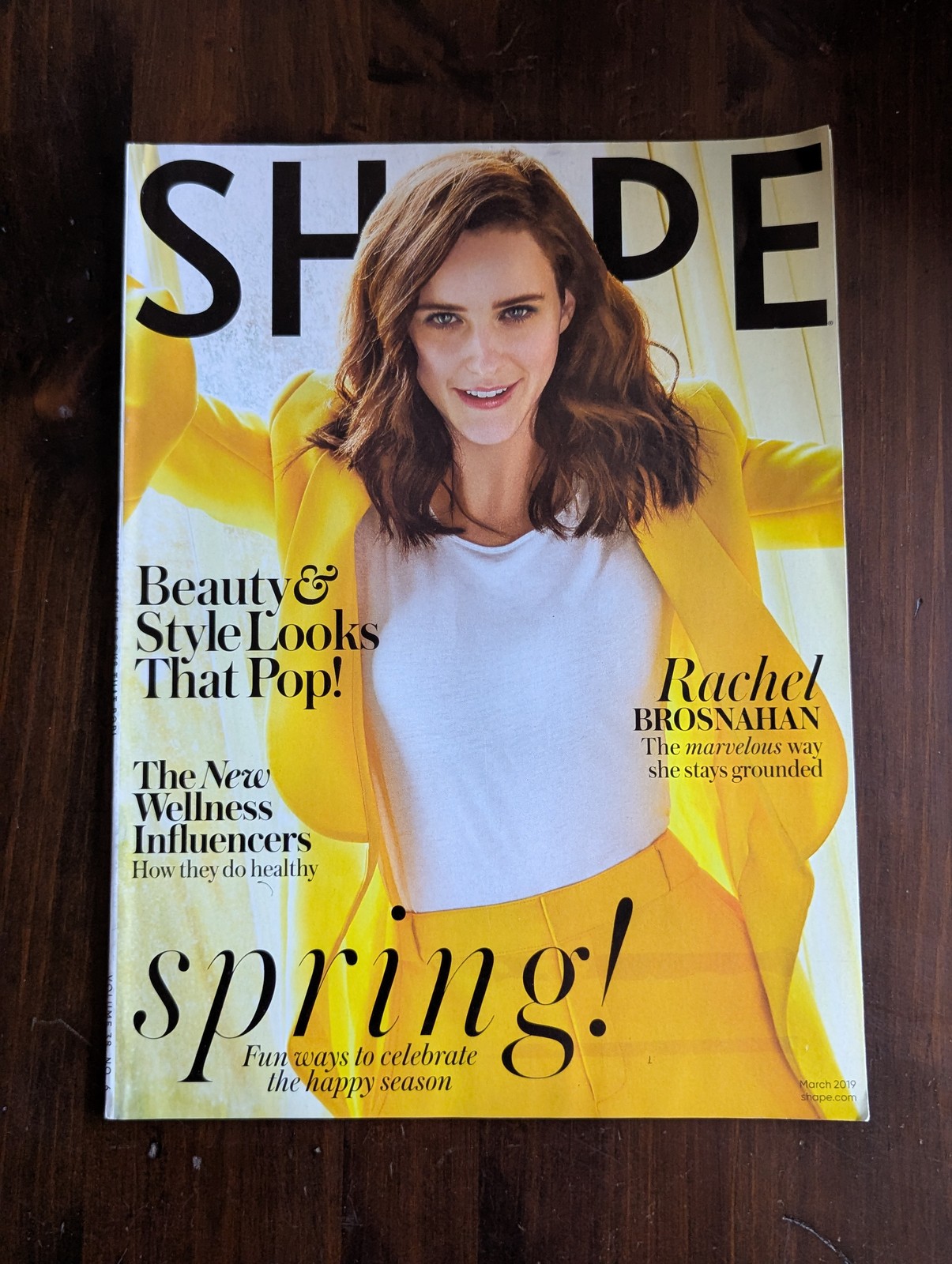 march Shape magazine 2019 Rachel Brosnahan sexy cover Beauty M105 | eBay