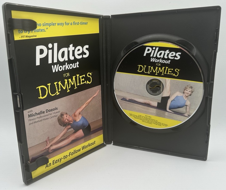Pilates Workout for Dummies DVD With Michelle Dozois Easy-To-Follow ...
