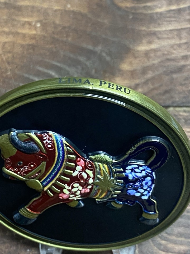 Central Intelligence Agency Lima , Peru Mission Center Challenge Coin ...