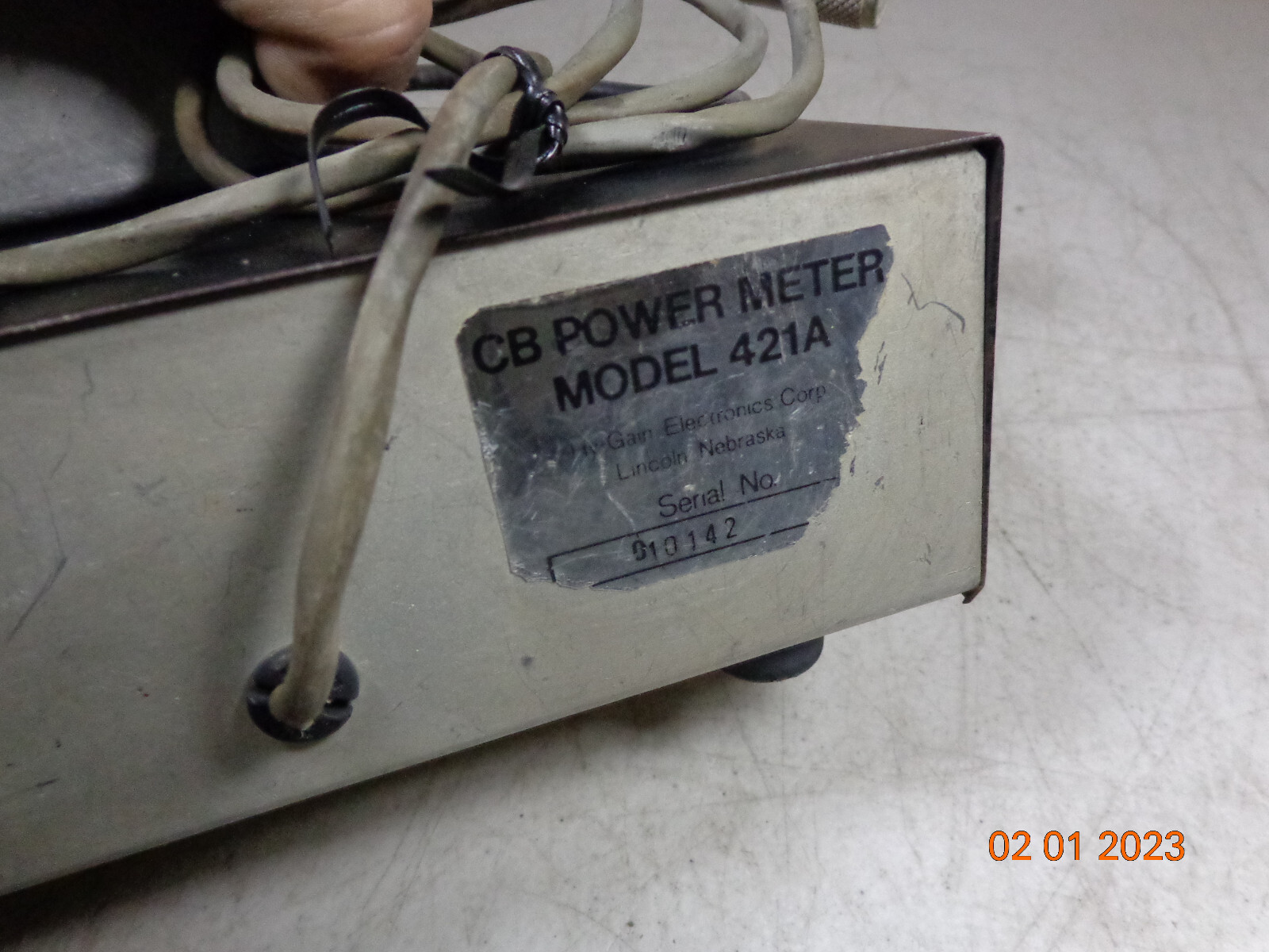 Hy-Gain Electronics CB POWER METER Model 421A - VINTAGE - Rare ...