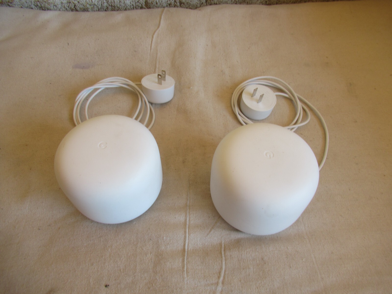 Google Nest Router Model HD2 FCC ID: A4R-H2D Pair 2 Each w/Power Cords ...