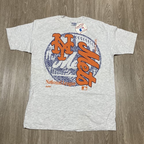 Mets Shirt XL 90s New York MLB Baseball Game-day Field Tee NWT | eBay