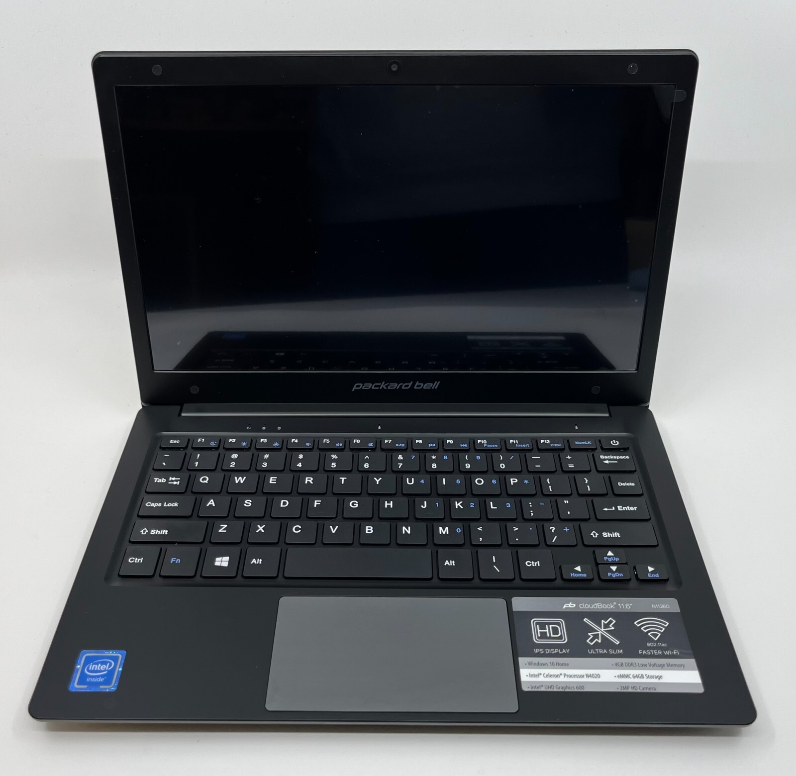 Packard Bell N11260 cloudBook Laptop 11.6" 64GB 1.10GHz 4GB RAM No Battery | eBay