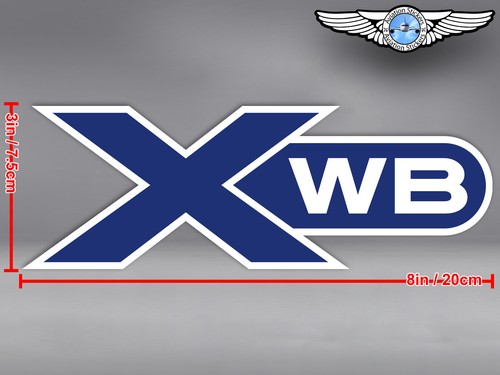 LARGE AIRBUS XWB EXTRA WIDE BODY CUT TO SHAPE LOGO DECAL / STICKER | eBay