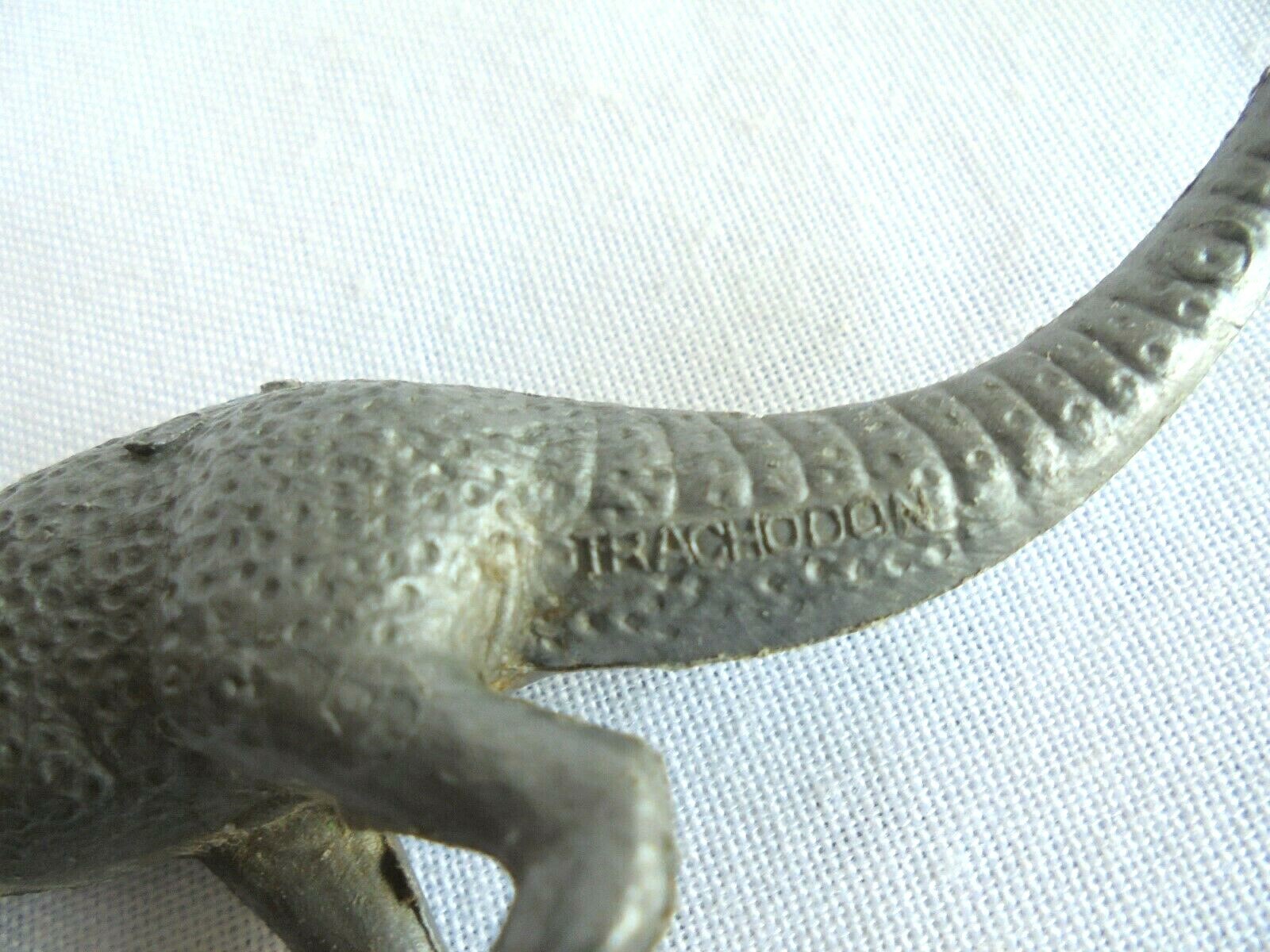 Vintage Gray Marx Trachodon Plastic Dinosaur Prehistoric Playset Toy ...