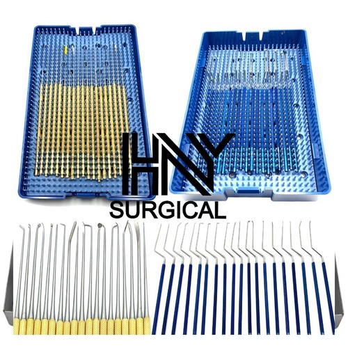 Rhoton Micro Dissector Set Straight & Bayonet Surgical Instruments A+ ...