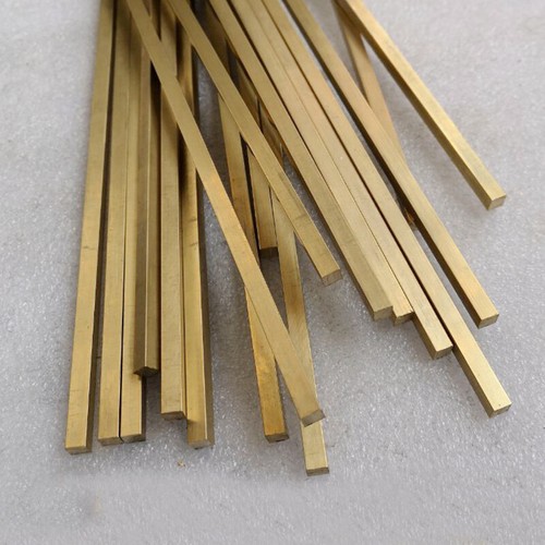 H59 Brass square rod Copper Bar brassiness solid stick plate 1-20mm ...