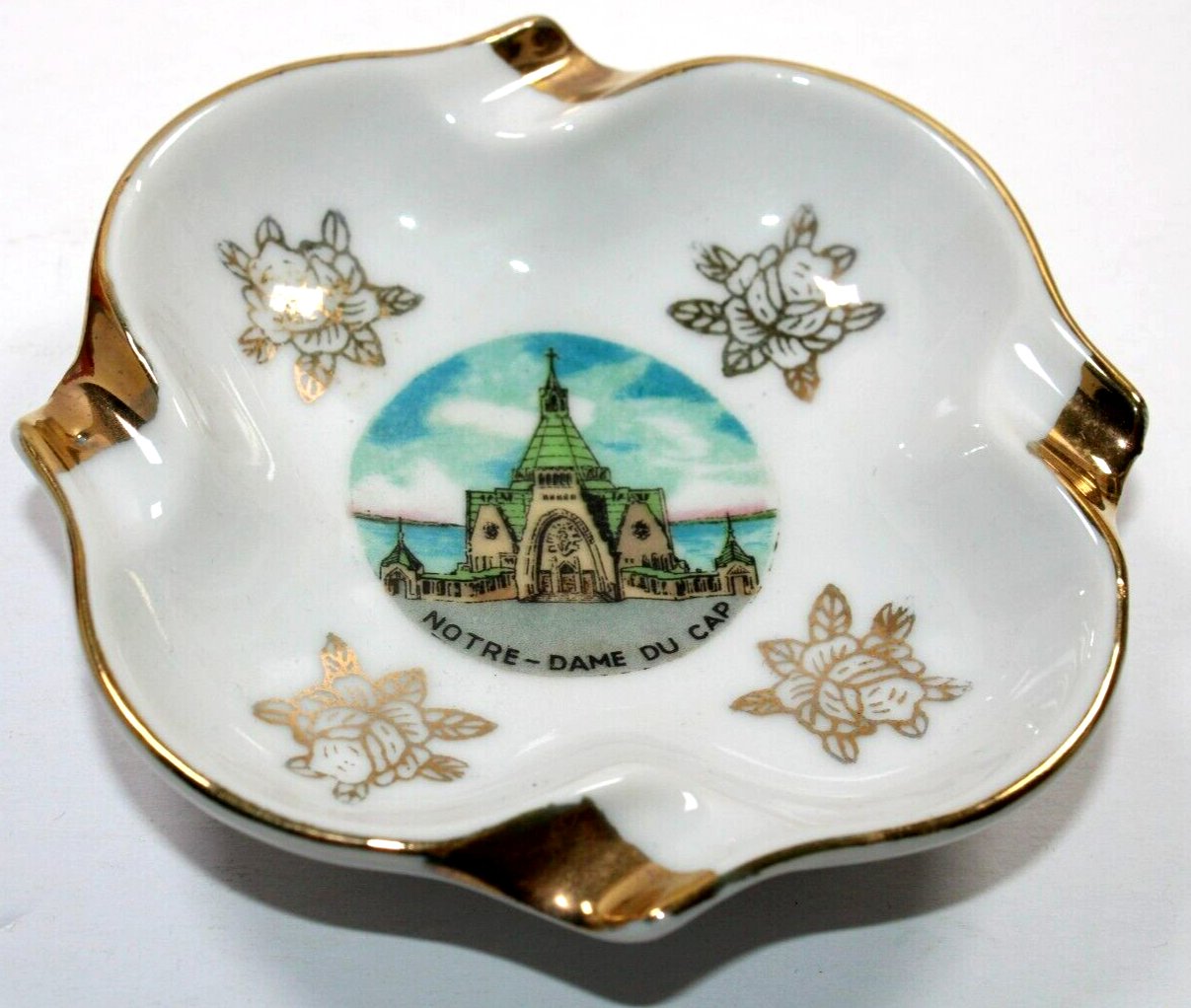 Vintage Notre-Dame du Cap - Fighting Irish Ashtray Made in Japan | eBay
