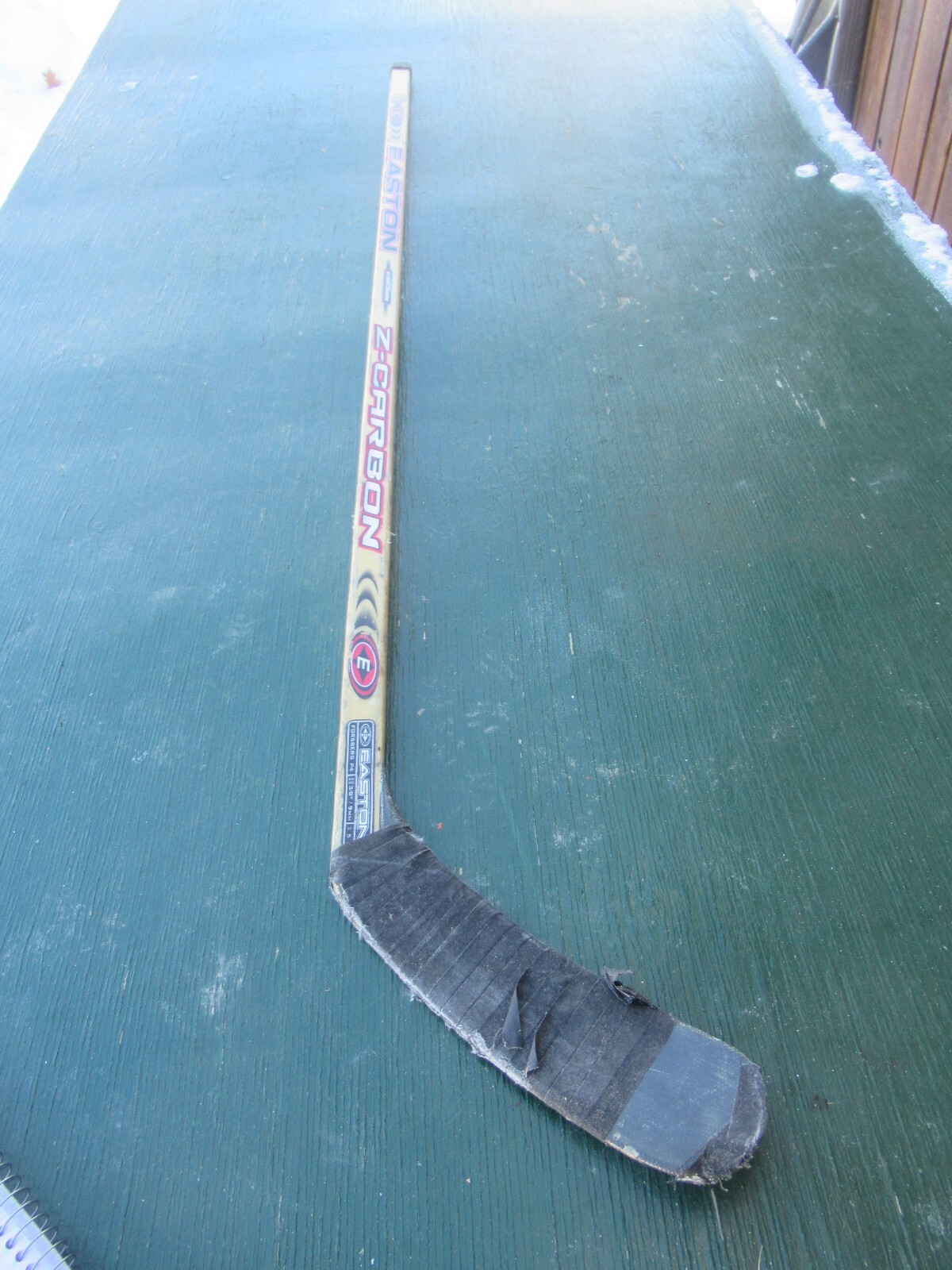 VINTAGE Wooden 57" Long Hockey Stick EASTON Z-CARBON | eBay