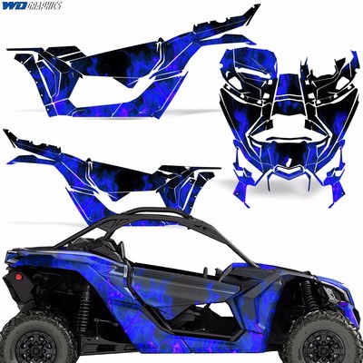 UTV Graphics Decals Stickers for Can-Am Maverick X3 XDS XRS 2DR 16-23 ...